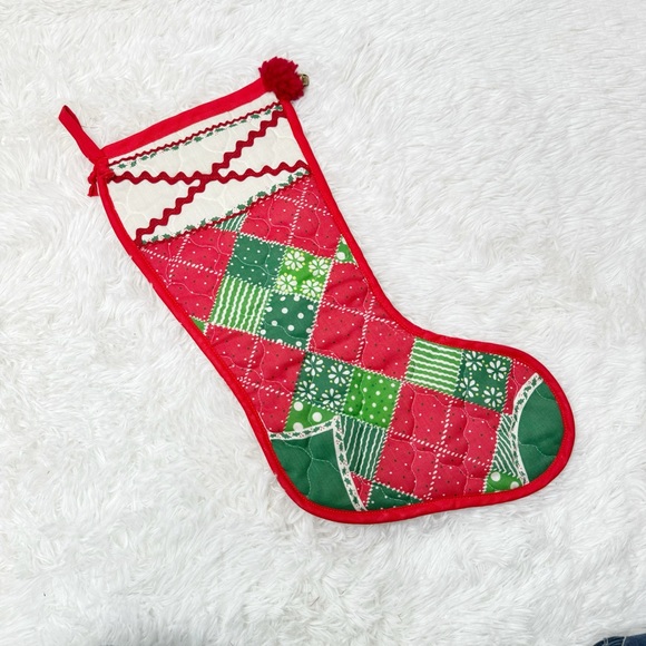 Vintage | Holiday | Vintage Handmade Quilted Patchwork Christmas ...